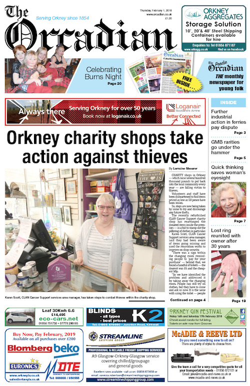In this week's edition of The Orcadian - The Orcadian Online